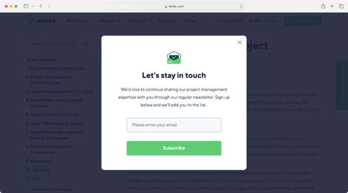 82 Website Pop-up Examples & Ideas to Convert Visitors