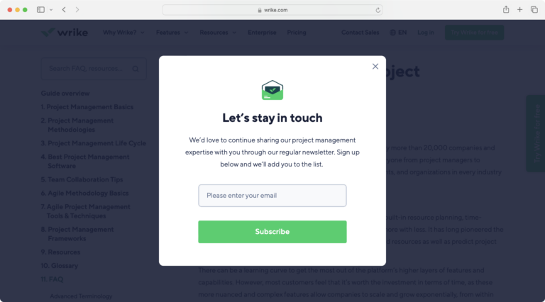 82 Website Pop-up Examples & Ideas to Convert Visitors