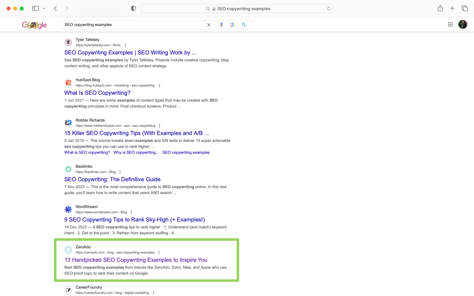 10 Best SEO Examples to Get Inspiration for Your Own Website